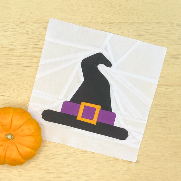 WITCH'S HAT quilt block pattern – Tomte Studio