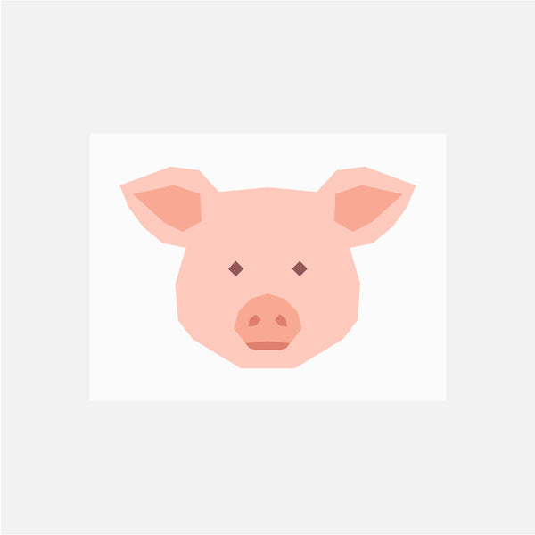 PIG quilt block pattern – Tomte Studio