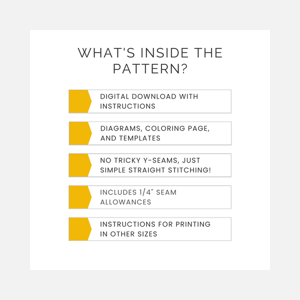 APPLE quilt block pattern – Tomte Studio