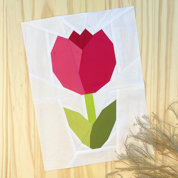 TULIP quilt block pattern – Tomte Studio